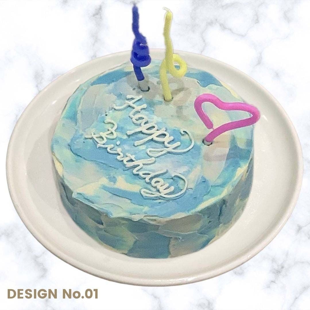 センイルケーキ 【デザイン①】 4号（ROOT2 COFFEE） | Cake.jp